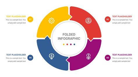 Folded Circle Diagrams PowerPoint Template By SOOZ ART GraphicRiver