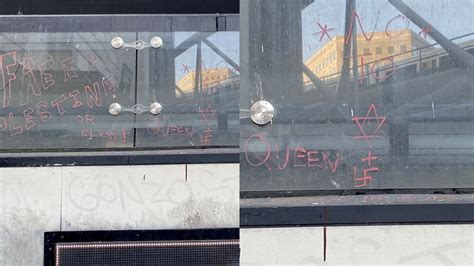Borough High Street Defaced With Swastika Graffiti