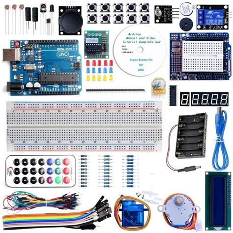 uno r3 project advanced starter kit with tutorial for arduino electronics projects arduino kit