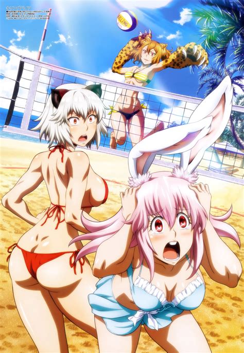 Inaba Ui Nakanishi Eruza Uzaki Hitomi Killing Bites Megami Magazine Absurdres Highres