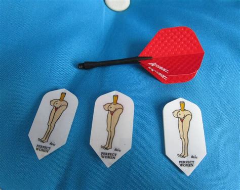 Vintage 3 Perfect Woman Dart Flights Naked Women Etsy