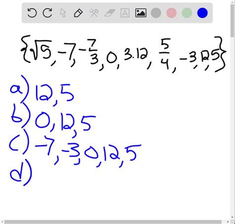 solved use set builder notation to specify the following sets a the set of all integers