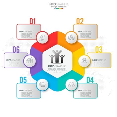 Premium Vector Infographic With 6 Steps Options Parts Steps Or Processes