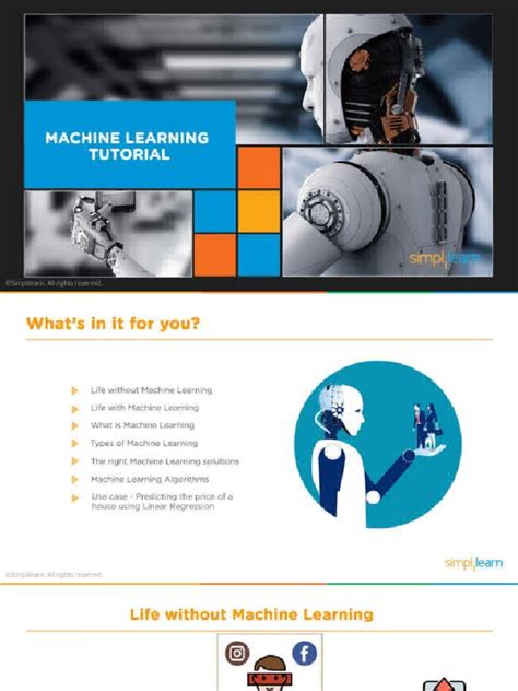 machine learning tutorial pdf