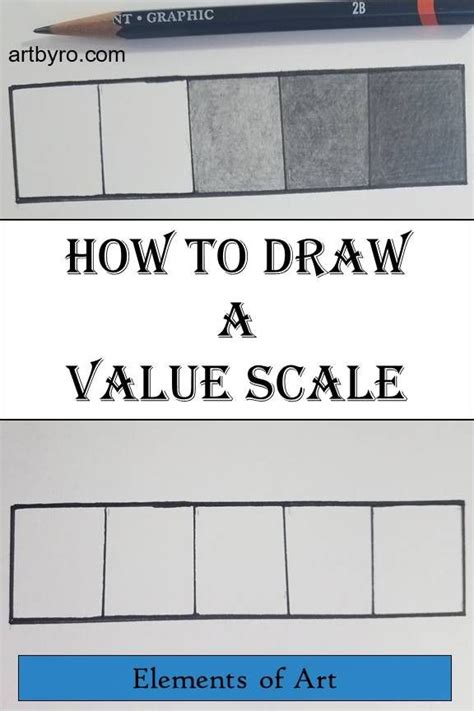 How To Draw A Value Scale Value In Art Line Art Lesson Easy Art Lessons