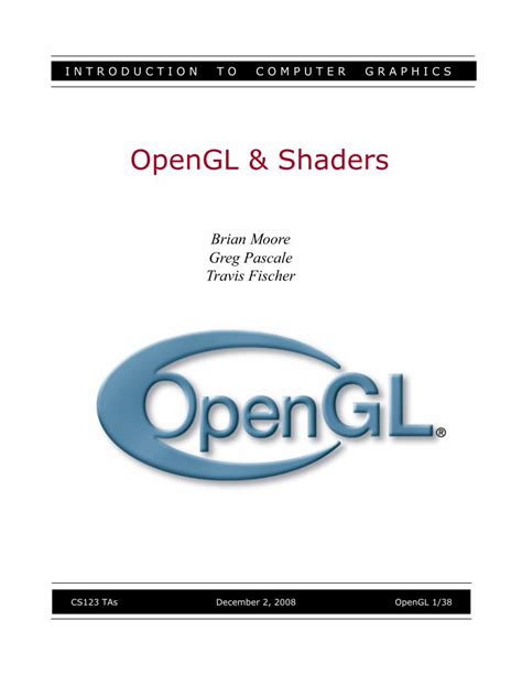 pdf opengl and ~jchen courses graphics lectures opengl pdf · example