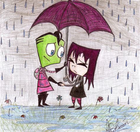 A Perfect Rainy Day Invader Zim Fan Art 10209231 Fanpop