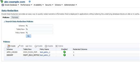 Using Oracle Data Redaction