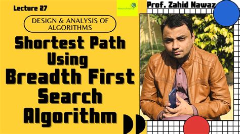 shortest path using bfs algorithm urdu hindi lecture 27 youtube
