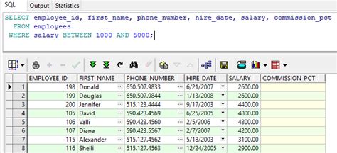 oracle sql pl sql linux other technologies oracle sql between and