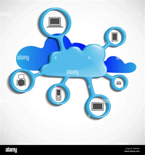 Cloud Computing Concept Stock Vector Image Art Alamy