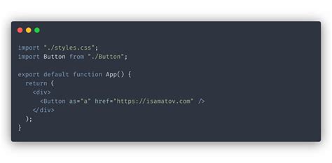 react polymorphic components with typescript web development tutorials iskander samatov