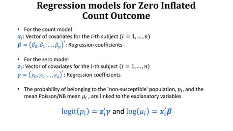 group regularization for zero inflated count regression models ppt download