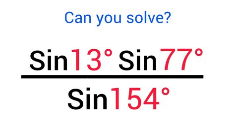 find the value of this trigonometric ratios expression without using calculator youtube