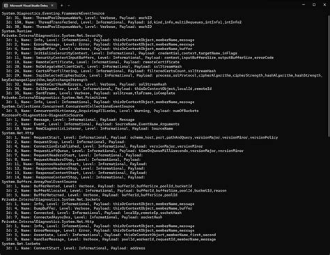 listing all available etw events in a application meziantou s blog