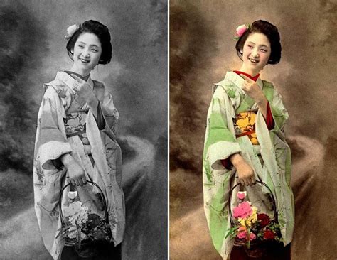 Photoshop Coloring Works Colorize Old Black And White Photos Part