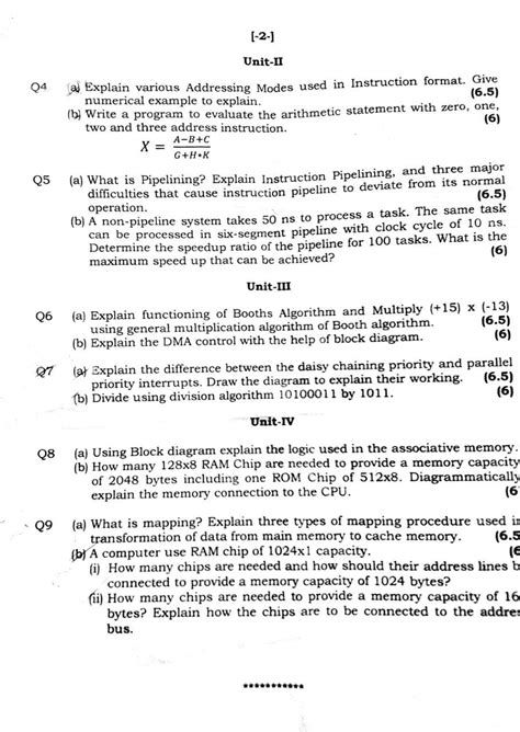 bca 3rd semester computer architecture question paper 2015 ipumusings