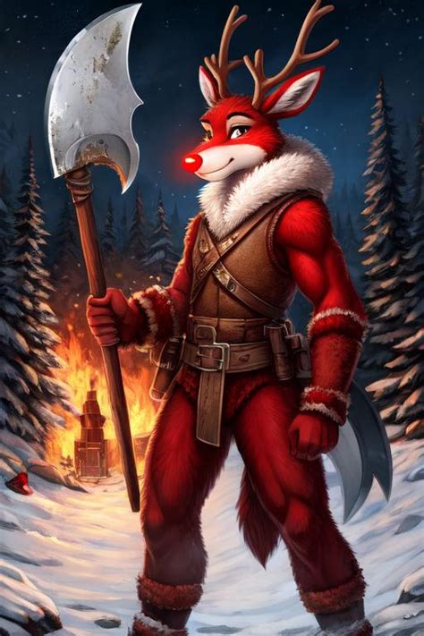 Rudolph The Red Nosed Raindeer By Skullwolf666666 On Deviantart