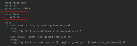 Ansible Variables OSTechNix