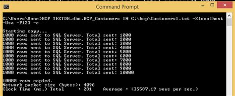 uma s blog how to use bcp utility mssql server using windows authentication and sql server