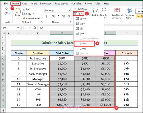 How To Calculate The Midpoint Of A Salary Range In Excel 3 Methods
