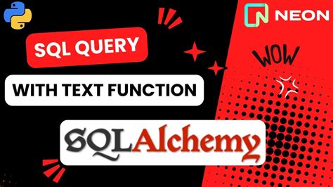 Sql Query With Text Function In Sqlalchemy Sqlalchemy Tutorial Hindi
