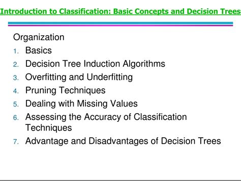 PPT Data Mining Classification Basic Concepts Decision Trees And
