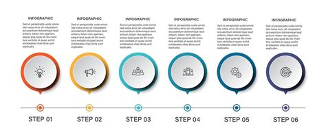 Steps Business Data Visualization Timeline Process Infographic Template