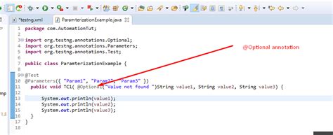 parameters annotation in testng with example codedec