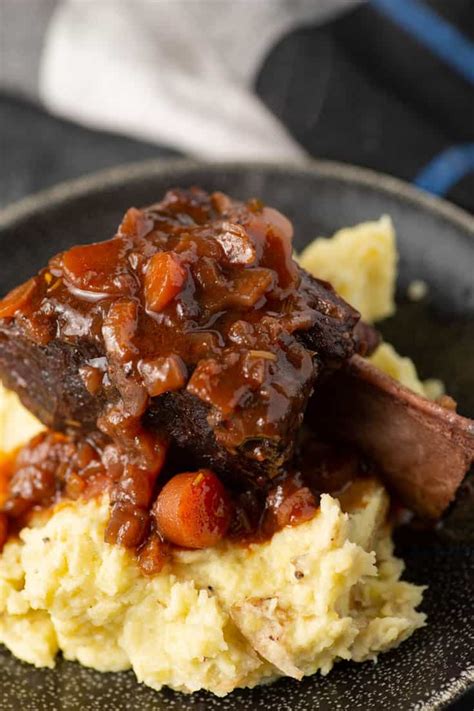 Braised Short Ribs Dutch Oven Recipe Butter And Baggage