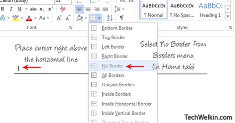 Delete Horizontal Line In Word Tweetsgross