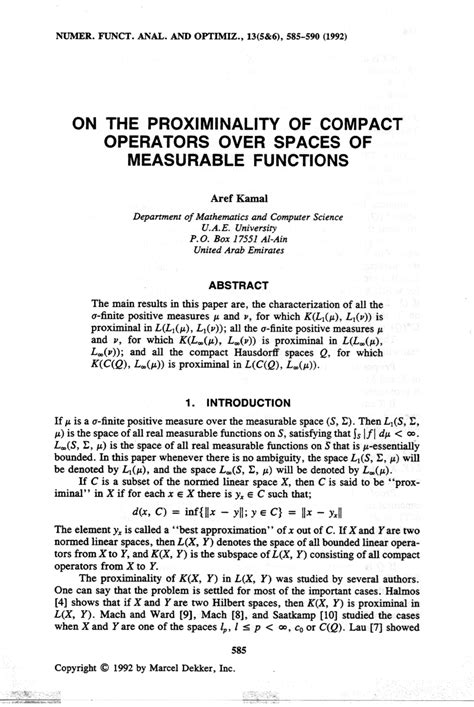 pdf on proximinality of compact operators over spaces of measurable functions