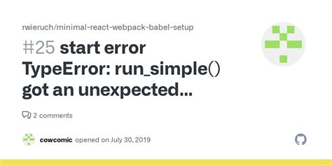 Start Error TypeError Run Simple Got An Unexpected Keyword Argument