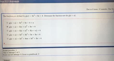 solved the function g is defined by g x 2x 3 3x 4
