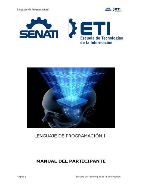 manual lenguaje de programacion 1 pdf framework básico