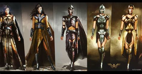 Wonderful Concept Art Of Wonder Woman And The Amazons