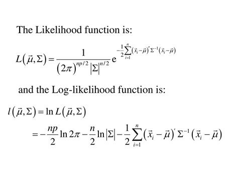ppt maximum likelihood estimation powerpoint presentation free download id 1790954