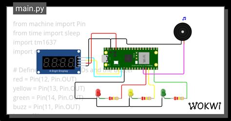 Temp LED Improved Wokwi ESP32 STM32 Arduino Simulator