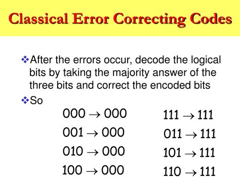 ppt quantum error correction powerpoint presentation free download id 540852