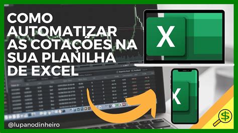 Como Automatizar As Cota Es Na Sua Planilha De Excel Passo A Passo
