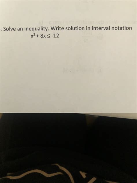 answered inequality write solution in interval… bartleby