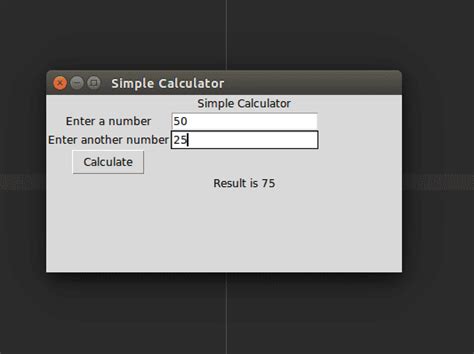 a simple python gui calculator using tkinter programming in python
