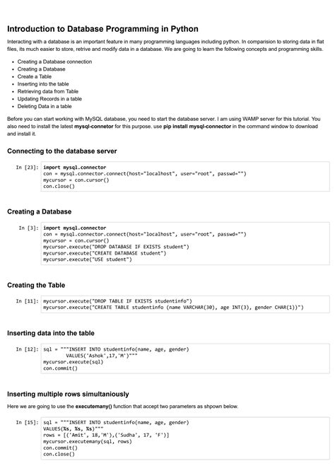 SOLUTION Mysql Database Handling In Python Studypool