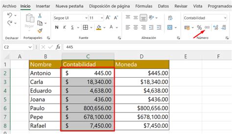 Diferencia Entre Moneda Y Contabilidad En Excel Ninja Del Excel
