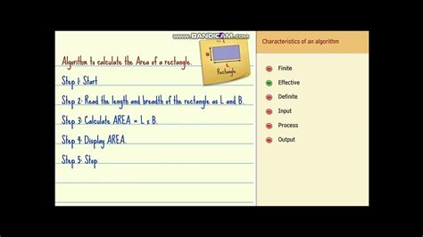 Class 6 Ch 8 Algorithms And Flowcharts Algorithm YouTube