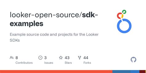 github looker open source sdk examples example source code and projects for the looker sdks