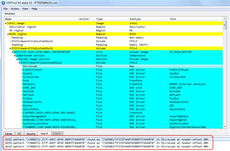 GUIDE Update CPU Microcode Fix FIT Using UEFITool Hex CPU