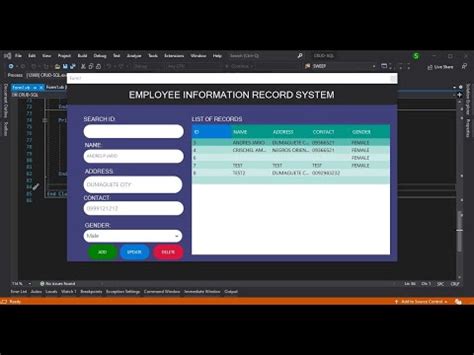 VB NET SQL Server Display Record In DataGridView Introducing GUNA IU