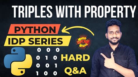 python idp exam triples with property question and answer how pass idp test python tutorial