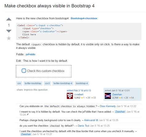 bootstrap checkbox example